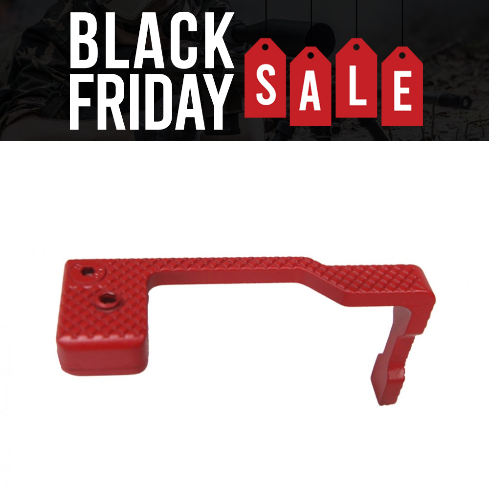 AR-15 Extended Bolt Catch Release Lever - Cerakote Red