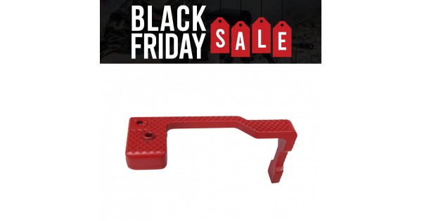 AR-15 Extended Bolt Catch Release Lever - Cerakote Red