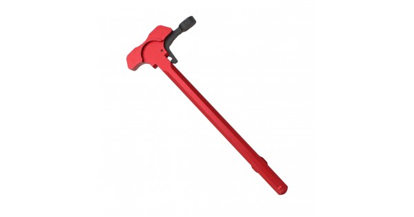ar15-battle-hammer-charging-handle-oversized-latch-red-body-black-latch