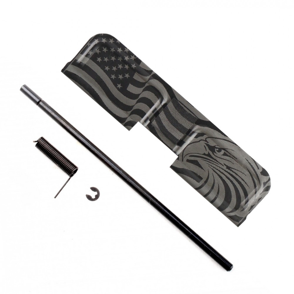 AR-15-Ejection-Port-Dust-Cover-Engraving-7-62X39 - Black
