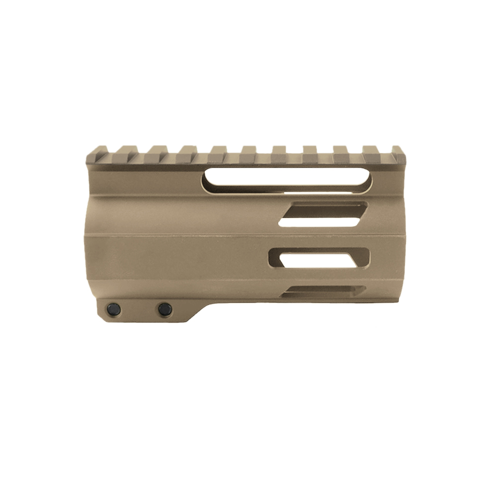CERAKOTE FLAT DARK EARTH| AR-15 4" M-Lok Super Slim Free Float ...