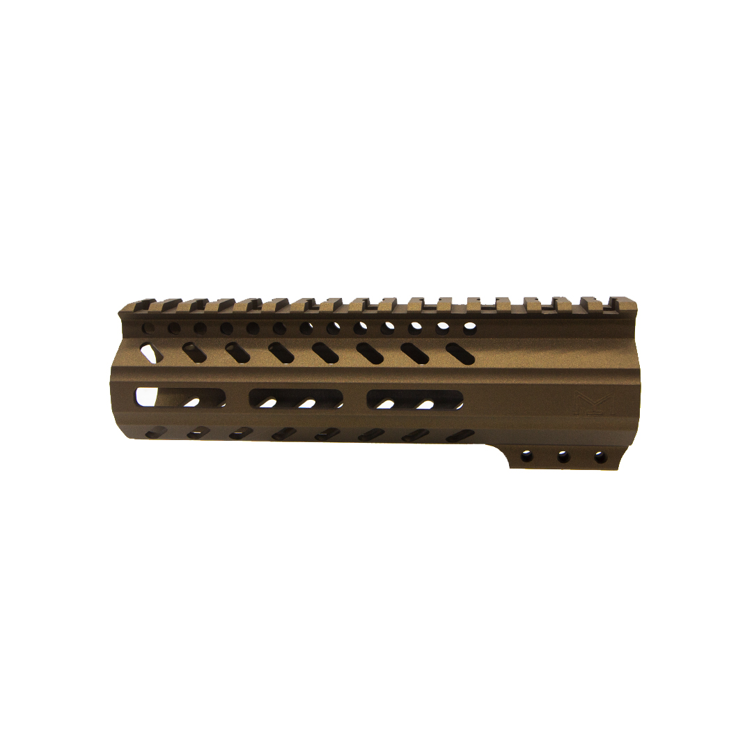 AR-15 M-LOK Super Slim Free Float Handguard - Cerakote Brunt Bronze ...
