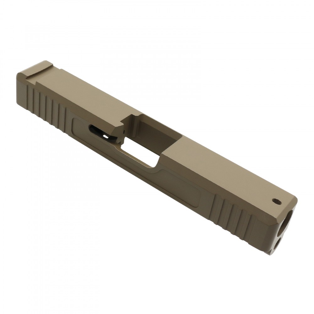 GLOCK 19 CUSTOM STRIPPED SLIDE CERAKOTE FDE (MADE IN USA)- Tigerrock inc