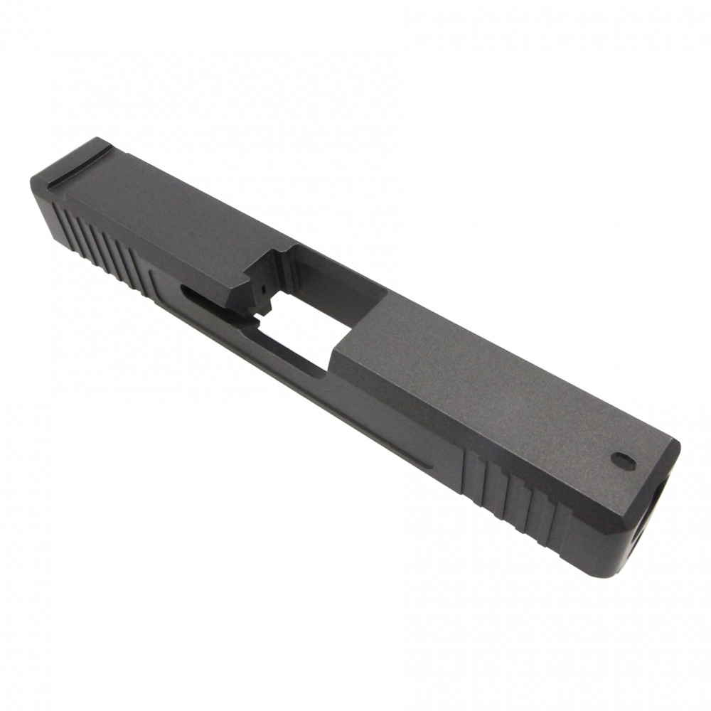 GLOCK 19 CUSTOM STRIPPED SLIDE CERAKOTE Tungsten Gray (MADE IN USA ...