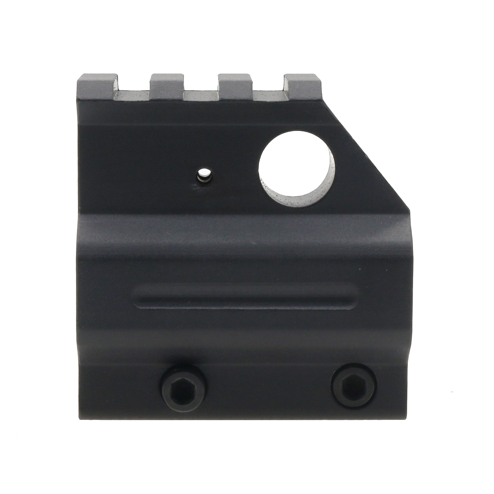 Clamp on Gas Block .750" with Top Picatinny Rail Height - Black