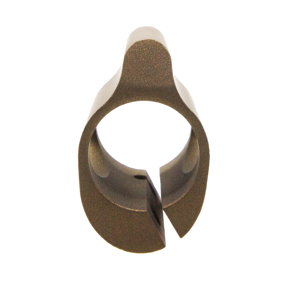 .750 Low Profile Steel Gas Block with CLAMP-ON - Cerakote Burnt Bronze