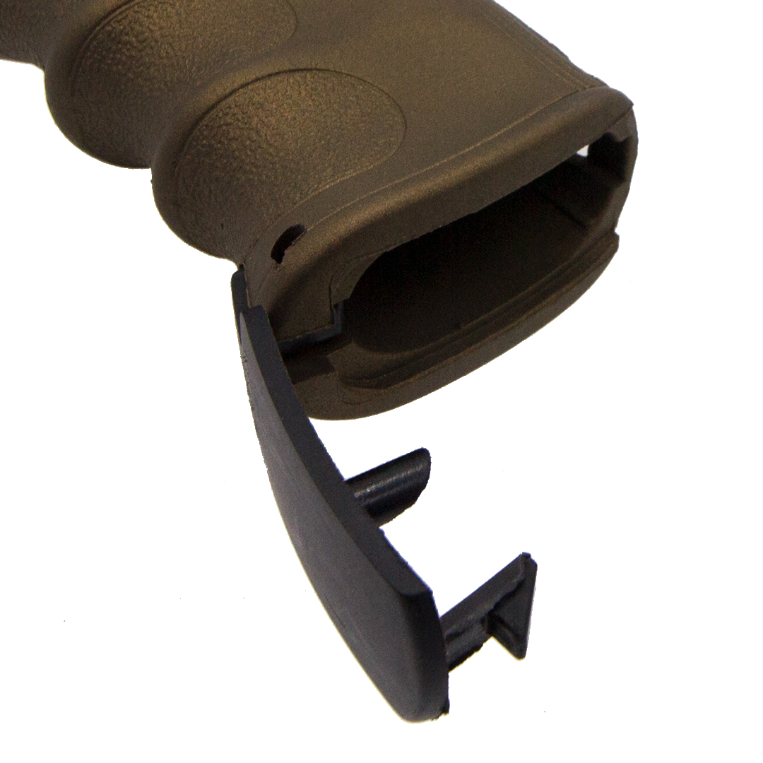 AR-15/10 Pistol Grip Trap door in bottom - Cerakote Burnt Bronze
