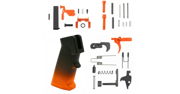 CERAKOTE GRADIENT ORANGE| AR-15 Lower Receiver Parts Kit W/ Safety ...