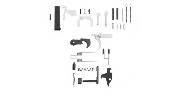 CERAKOTE BRIGHT WHITE | AR-15 Lower Receiver Parts Kit (Without Grip ...