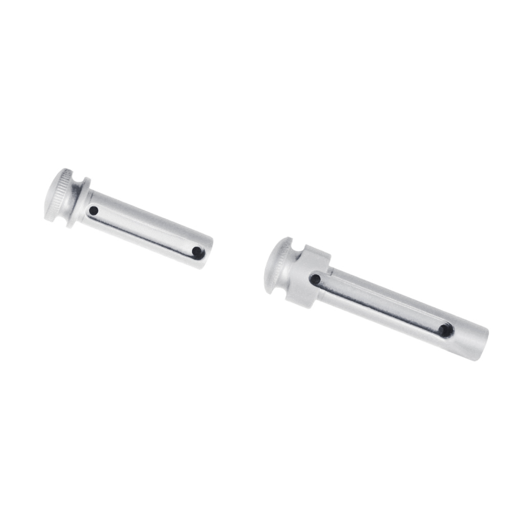 Extended Takedown and Pivot Pins - Cerakote Glacier Silver - TigerRockInc