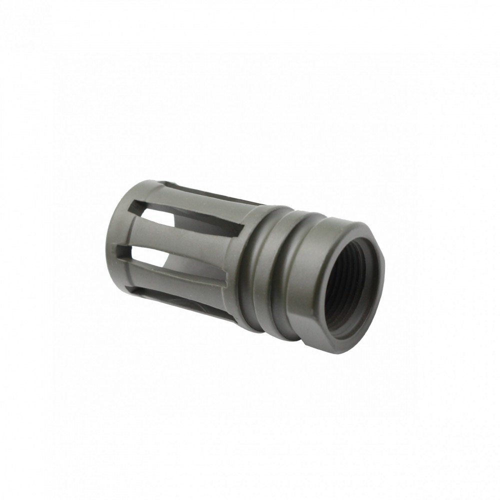 AR-10 /LR-308 Birdcage Muzzle Brake for 5/8”x24 Pitch – 5 Ports ...
