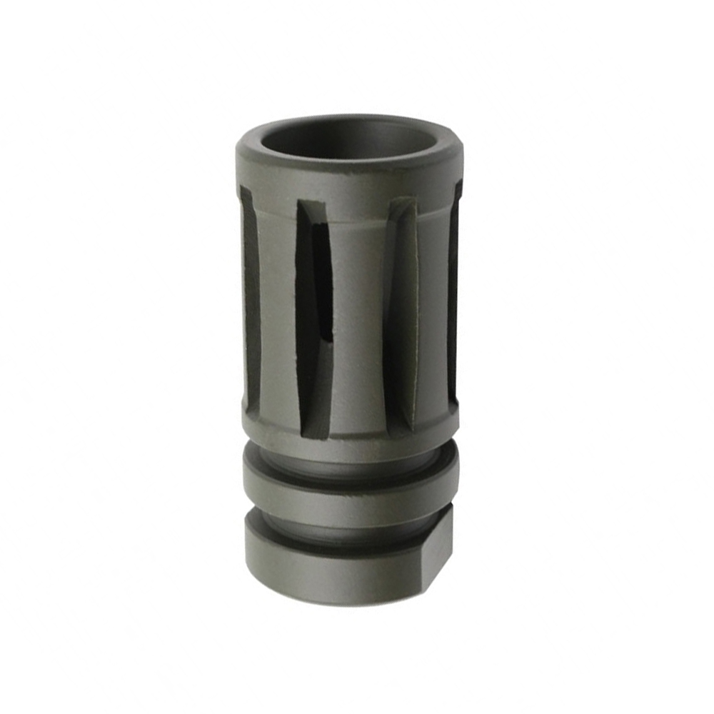 AR-15/.223/5.56 A2 Muzzle Brake for 1/2"x28 Pitch - 5 Ports - Cerakote ODG