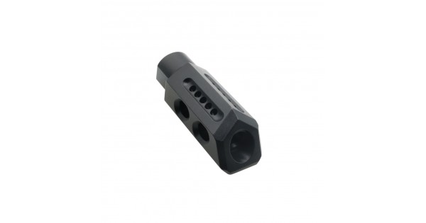 AR-10/LR-308 Slant Nitride Muzzle Brake Hybrid Compensator- Tigerrockinc