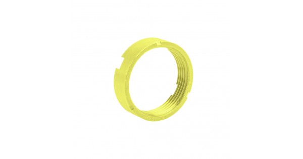 AR-15 Buffer Castle Nut Cerakote- Lemon Yellow - Tigerrockinc