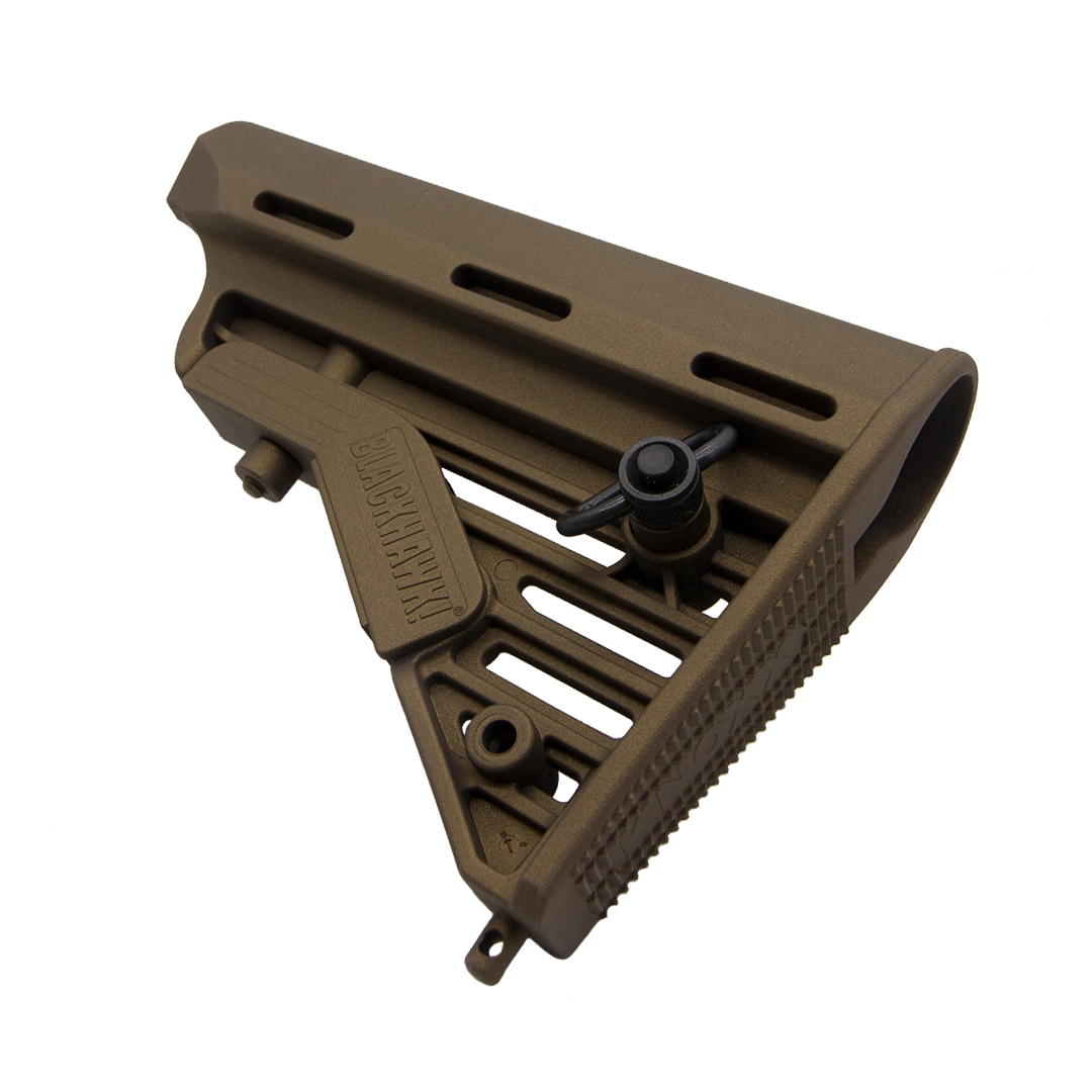 AR-15 / AR-10 BLACKHAWK KNOXX BUTTSTOCK-MIL-SPEC - Cerakote Burnt Bronze