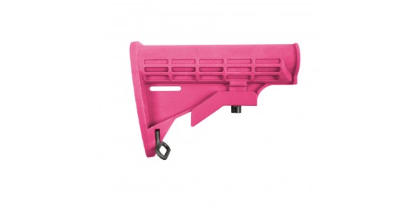 AR-15 Collapsible Standard Version Stock Body-Mil Spec- Cerakote Pink ...