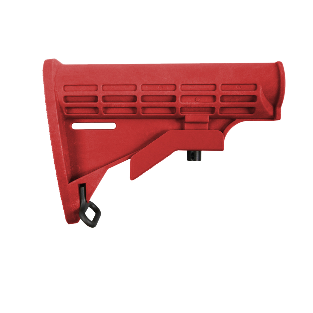AR-15 Collapsible Standard Version Stock Body-Mil Spec- Cerakote Red ...