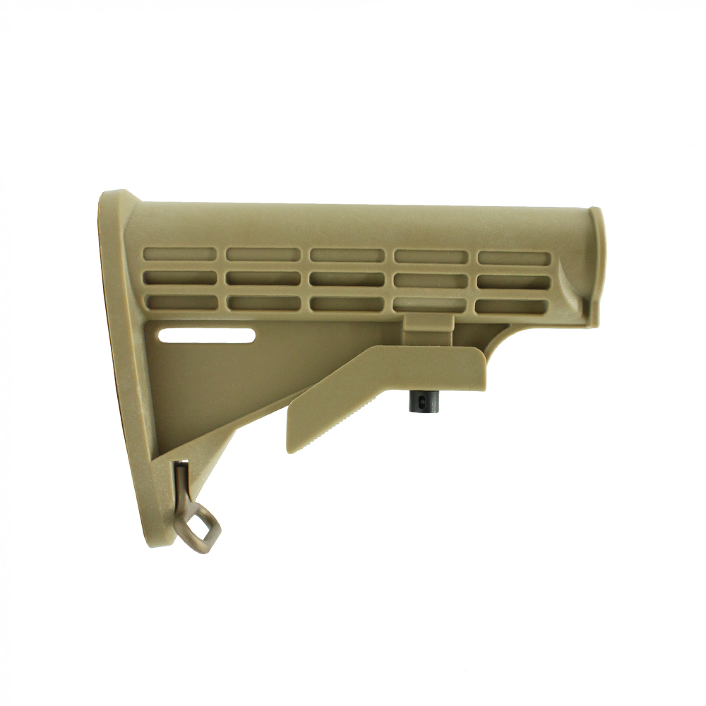 Mil-Spec 6-Position Collapsible Buttstock - Tan
