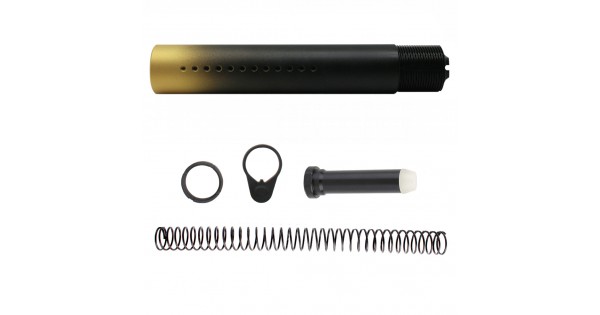 CERAKOTE GRADIENT GOLD| AR-15 .223/5.56 Complete Dimpled Pistol Buffer ...