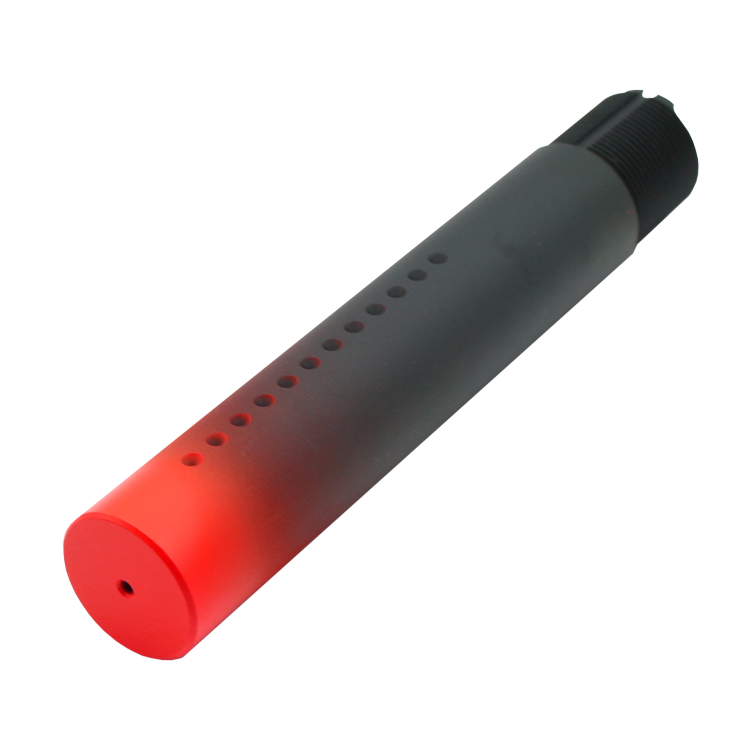 CERAKOTE GRADIENT RED | AR-15 Custom Made Pistol Buffer Tube- Tigerrockinc