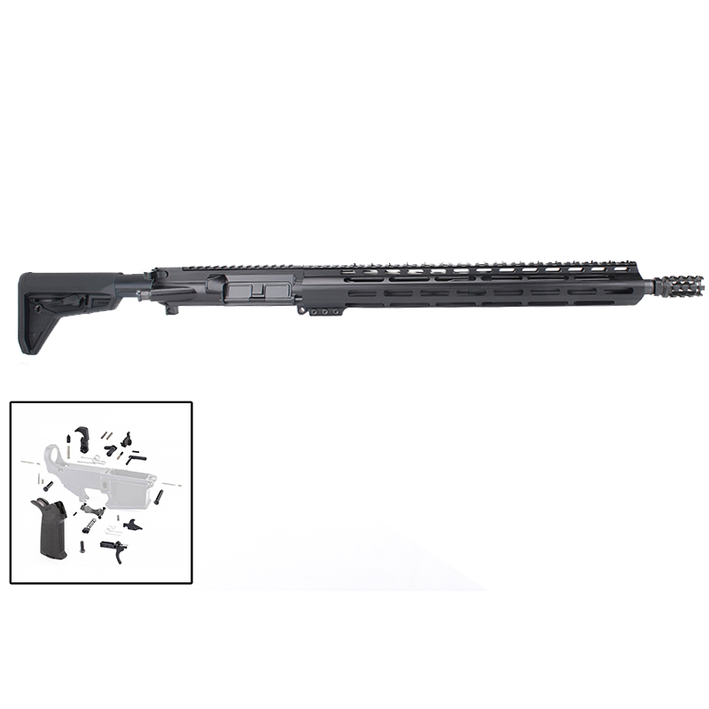 AR15 16" RIFLE BUILD KIT W/ 15" M-LOK HANDGUARD BCG LPK MAGPUL GRIP ...
