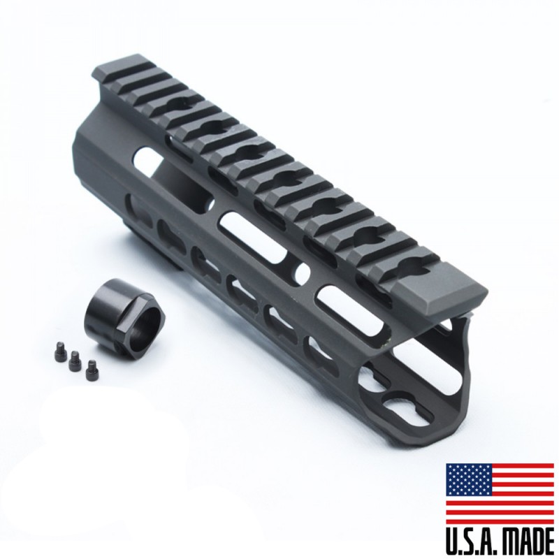 AR15-7-Inch-Custom-Made-In-USA-Super-Slim-Light-Keymod-Free-Float ...