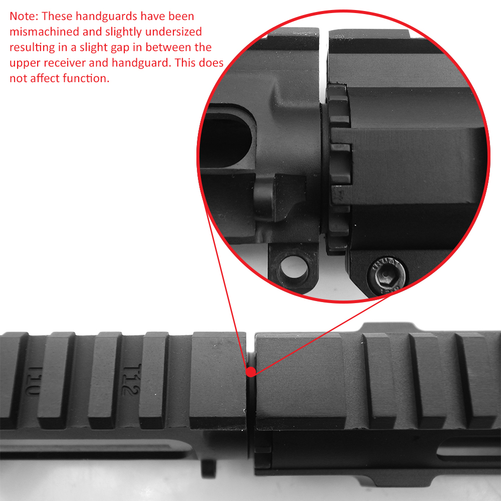 AR-15 Easy Install M-LOK Rail System-v2