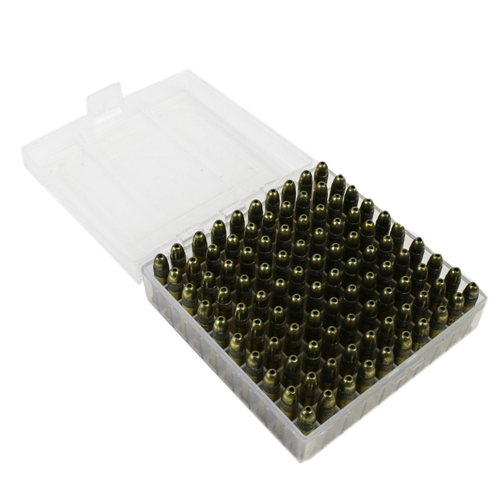 Clear Ammo Storage Case for .22 LR, .25 ACP