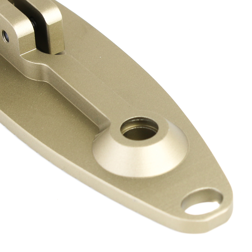 Custom Buttplate with QD Port - Rifle Length - Tan