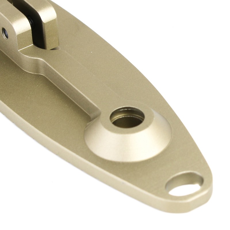 Custom Buttplate with QD Port - Rifle Length - Tan