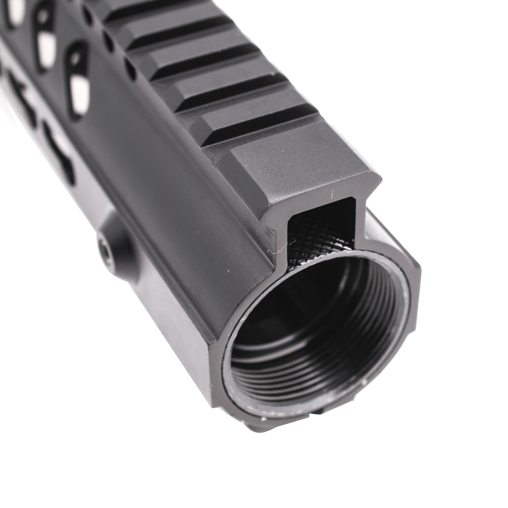 AR-15 10" Mid Length Free Float Super Slim Full Length Picatinny Top ...